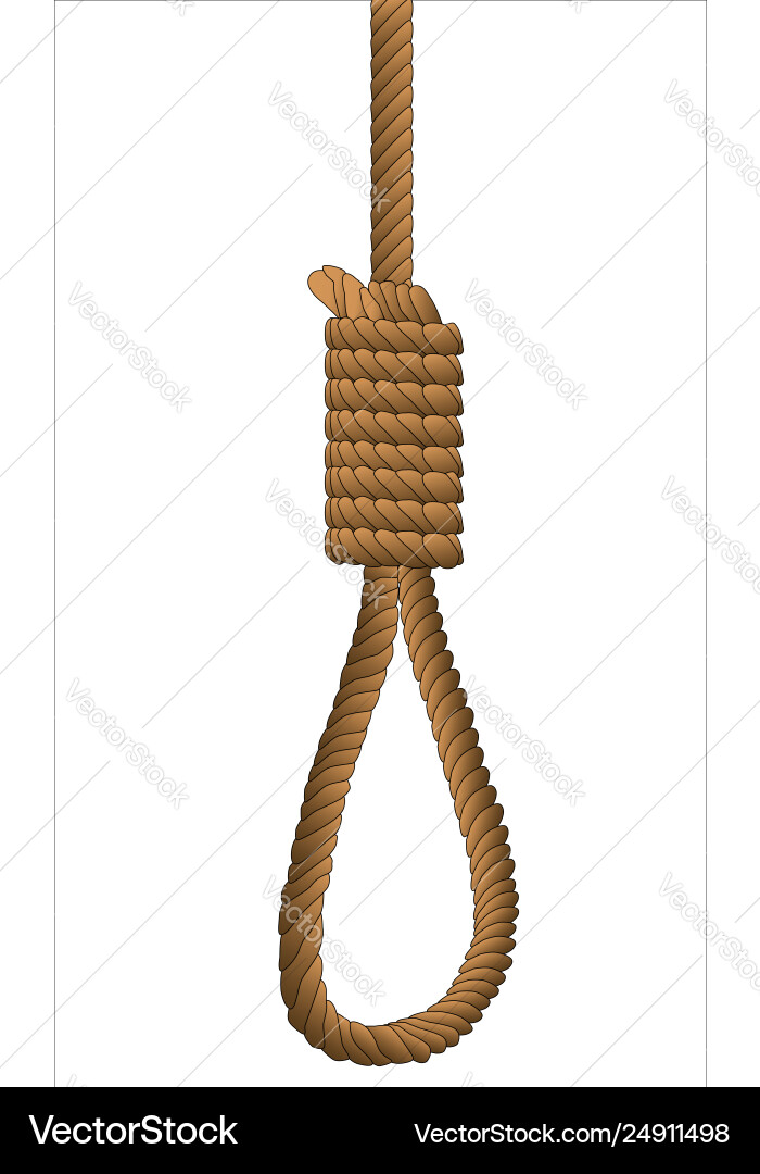 Noose Royalty Free Vector Image - VectorStock