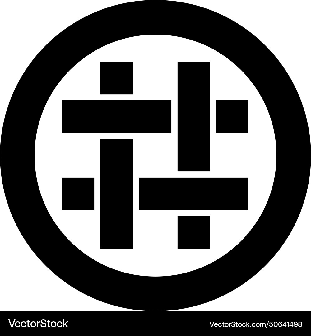 Textile fabric linen texture weaved icon Vector Image