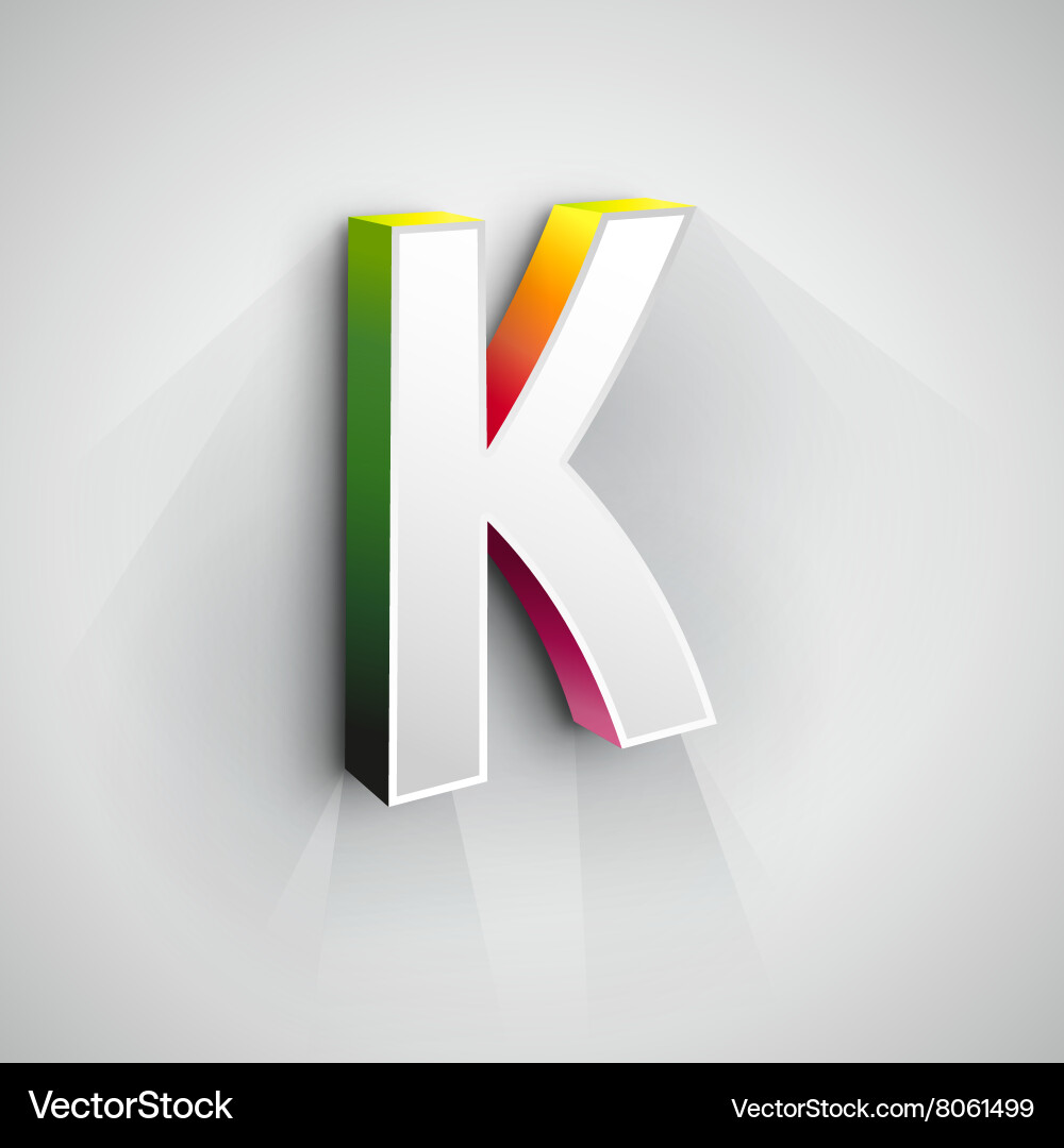 3d K Vector Images (over 2,100)