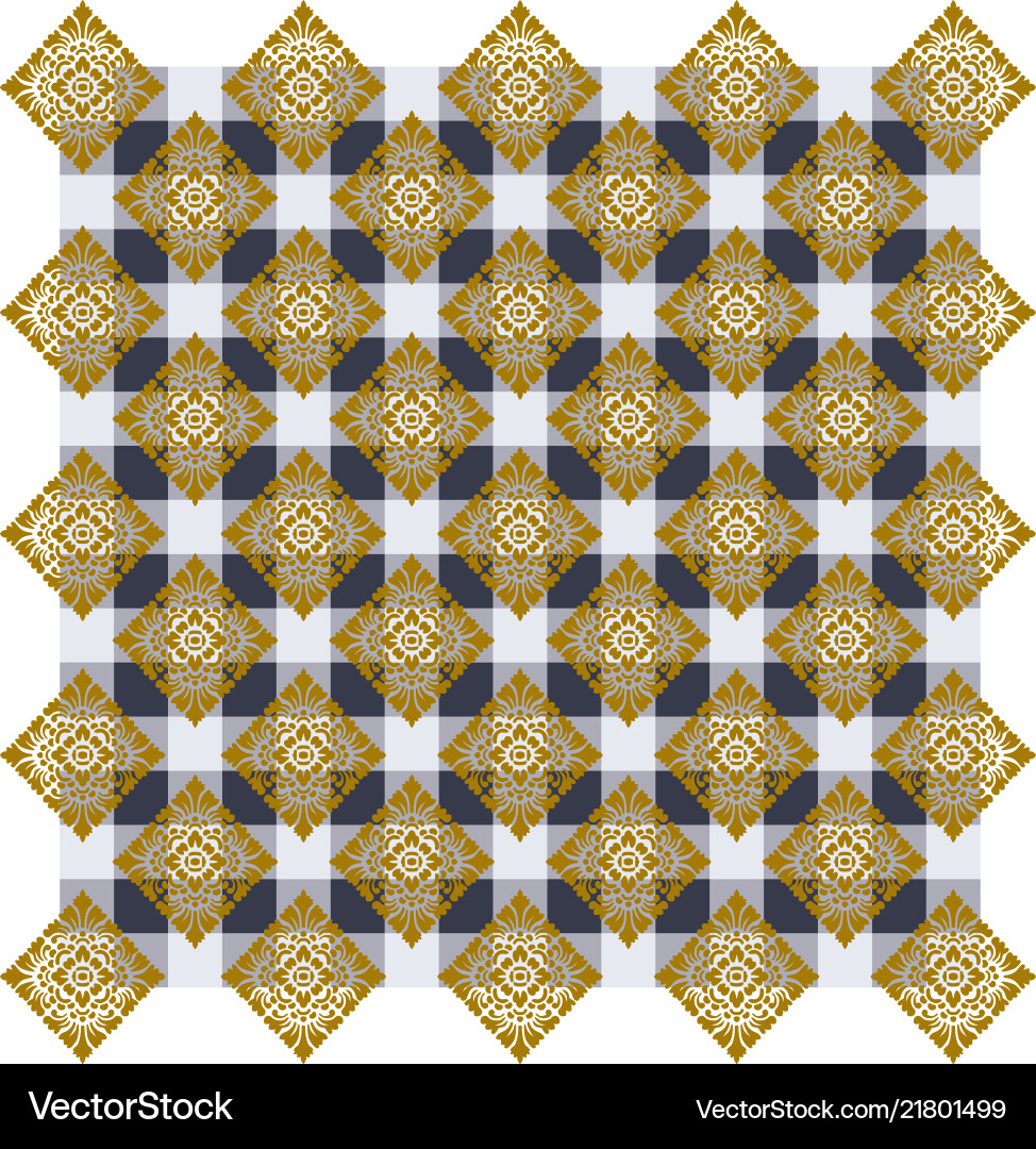 Bali motif pattern Royalty Free Vector Image - VectorStock