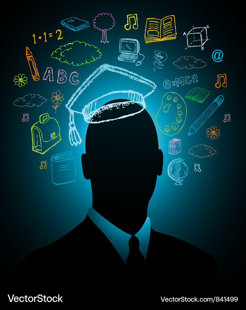 Education idea Royalty Free Vector Image - VectorStock