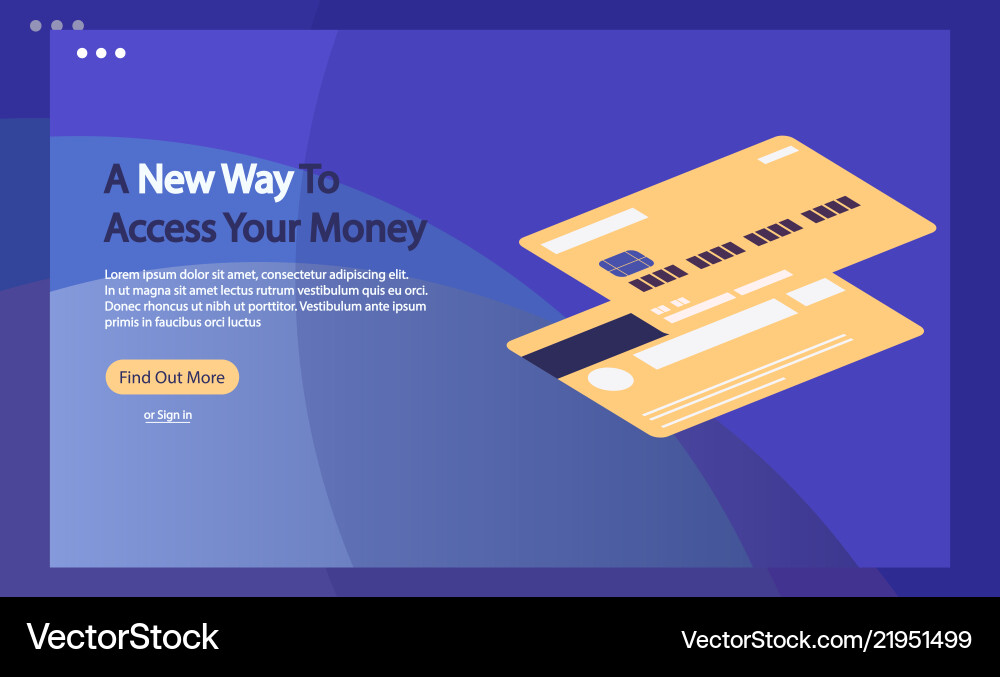 Placard template with abstract geometric shapes Vector Image