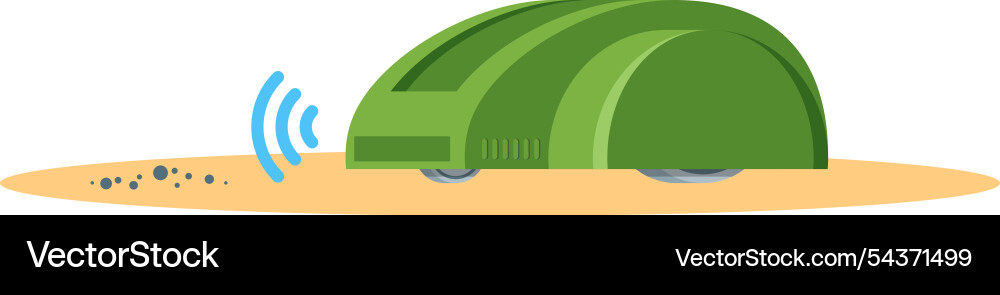 Robot vacuum cleaner icon automatic smart Vector Image