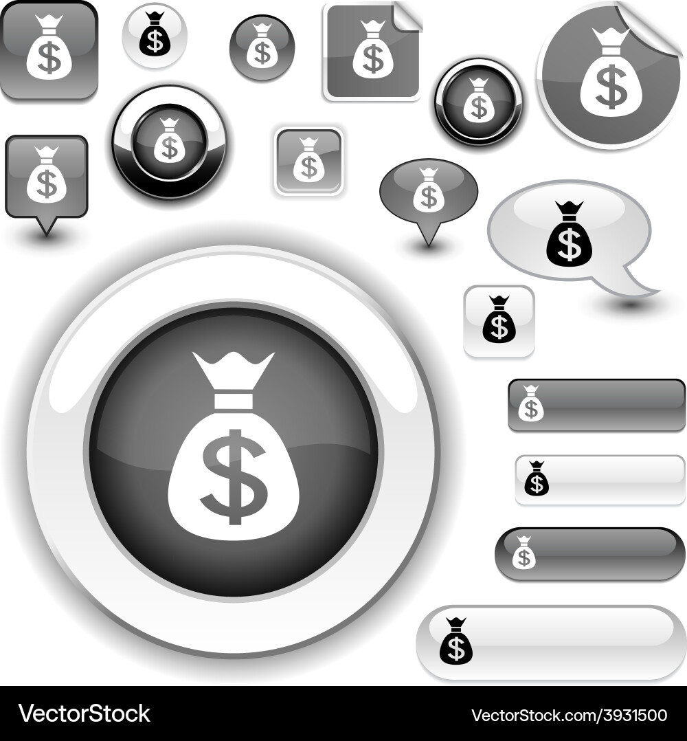 Geldzeichen Lizenzfreies Vektorbild - VectorStock