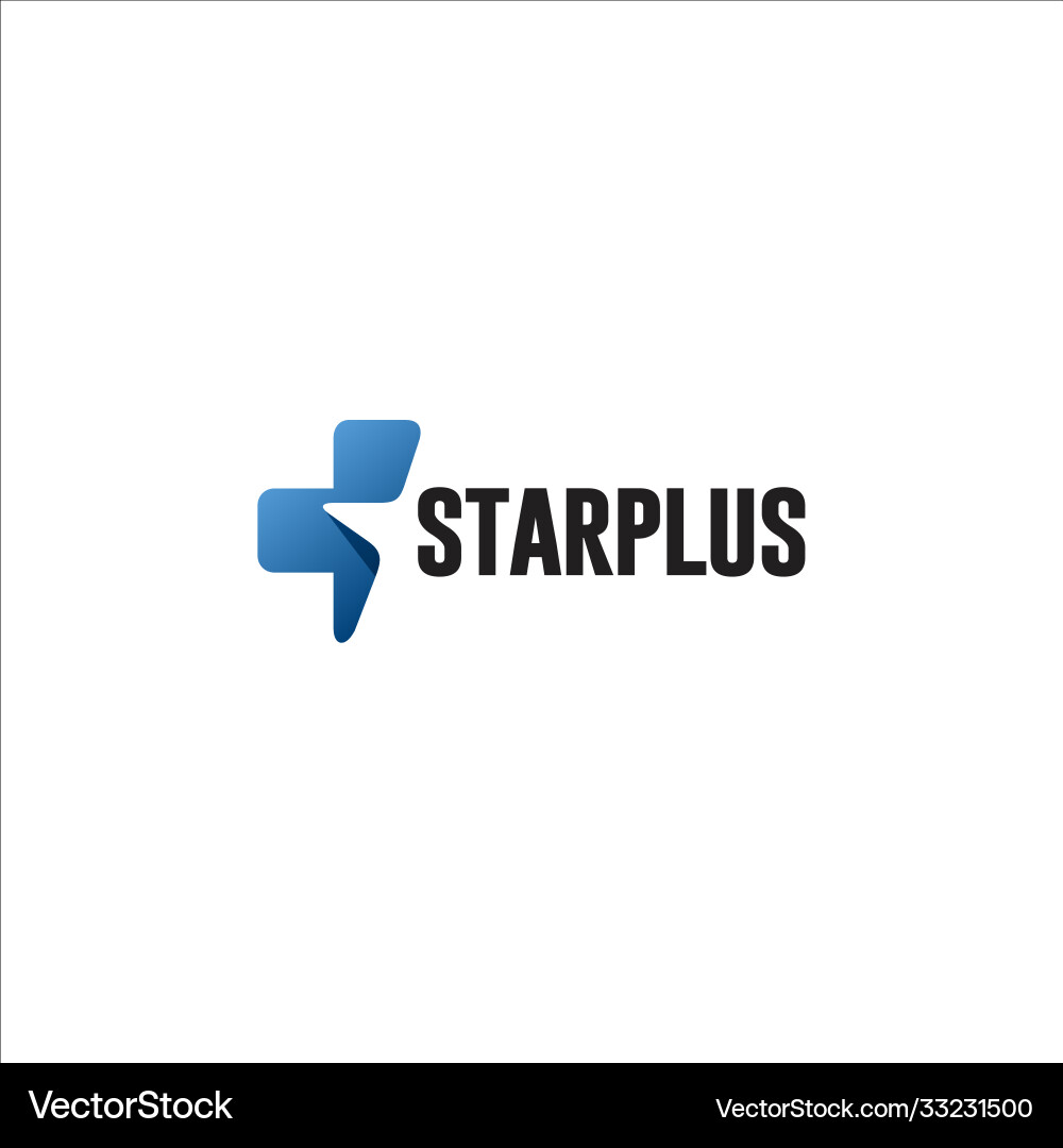 Star plus Royalty Free Vector Image - VectorStock
