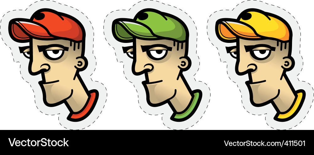 Cartoon avatar Royalty Free Vector Image - VectorStock