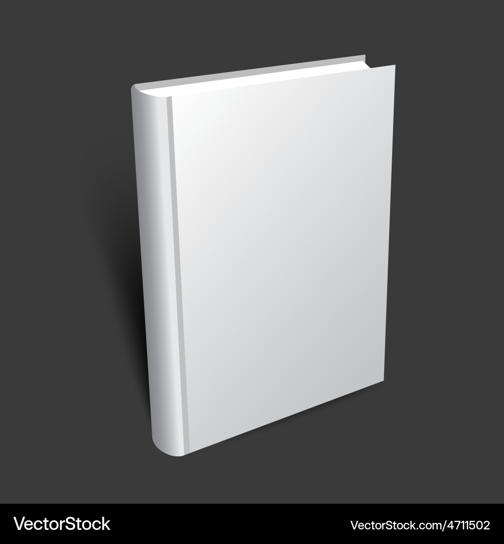 Standing 3d book Royalty Free Vector Image - VectorStock