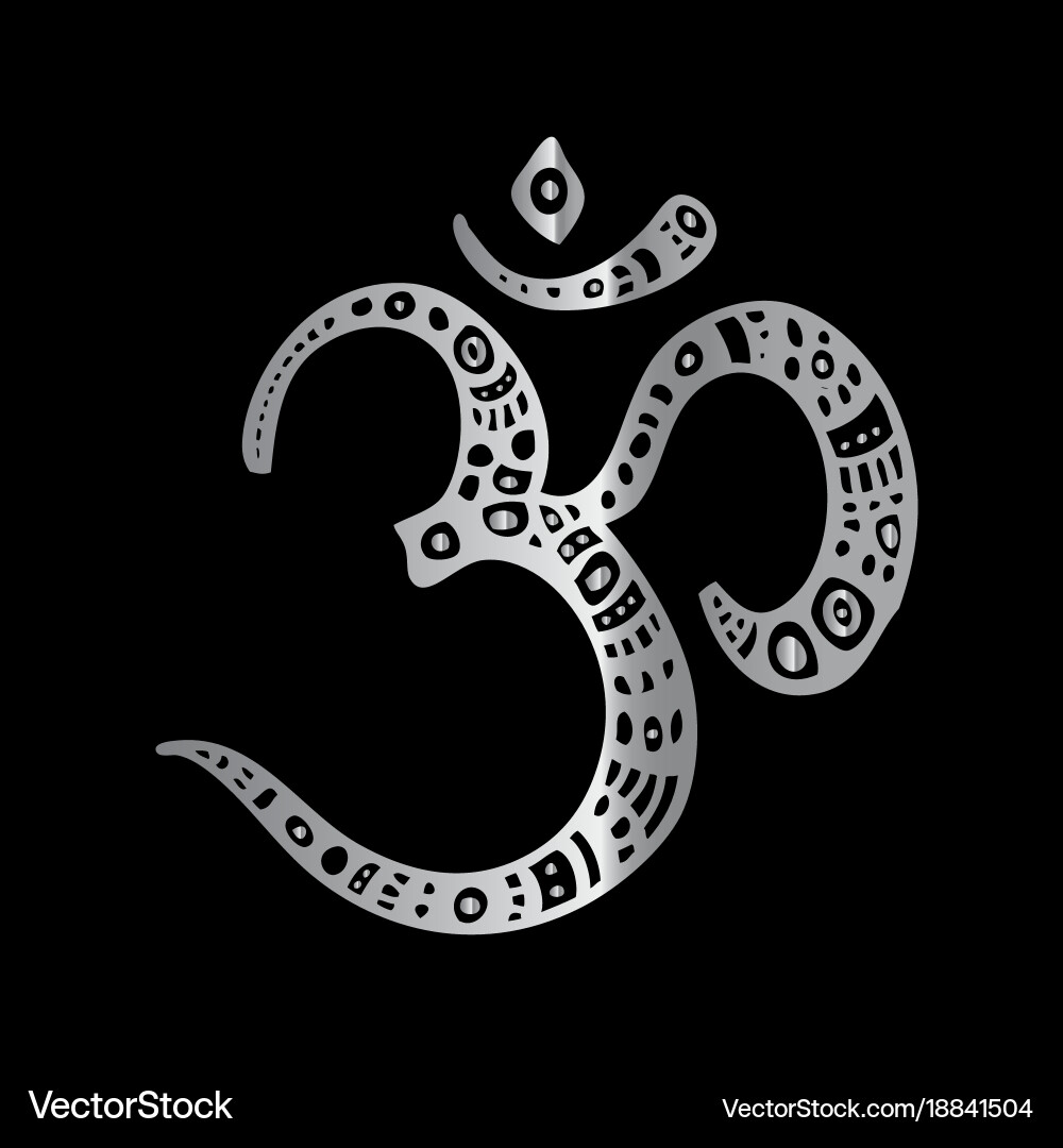 Aum Symbol - Ohm Meditation Royalty Free Vector Image