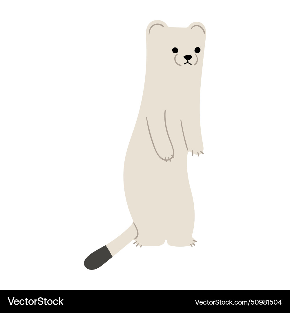 Stoatsermine single 18 Royalty Free Vector Image