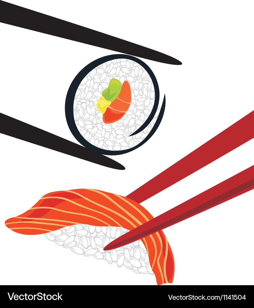 Sushi Royalty Free Vector Image - VectorStock