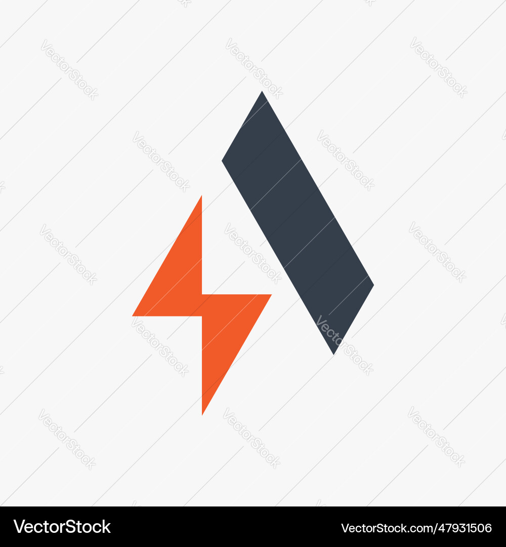 Electrician Bolt Logo - A Symbol Royalty Free Vector Image