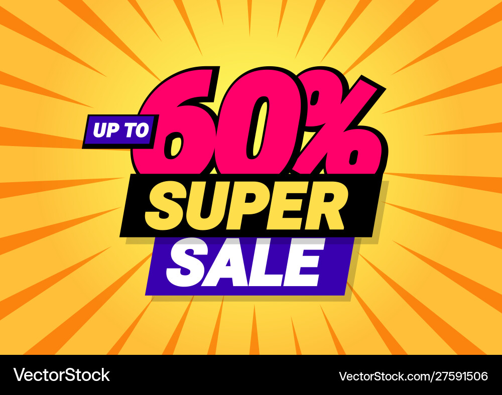 Super sale special offers Royalty Free Vector Image