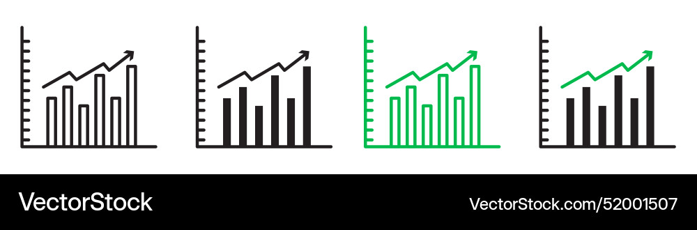 Budget breakdown pie chart icon for financial Vector Image