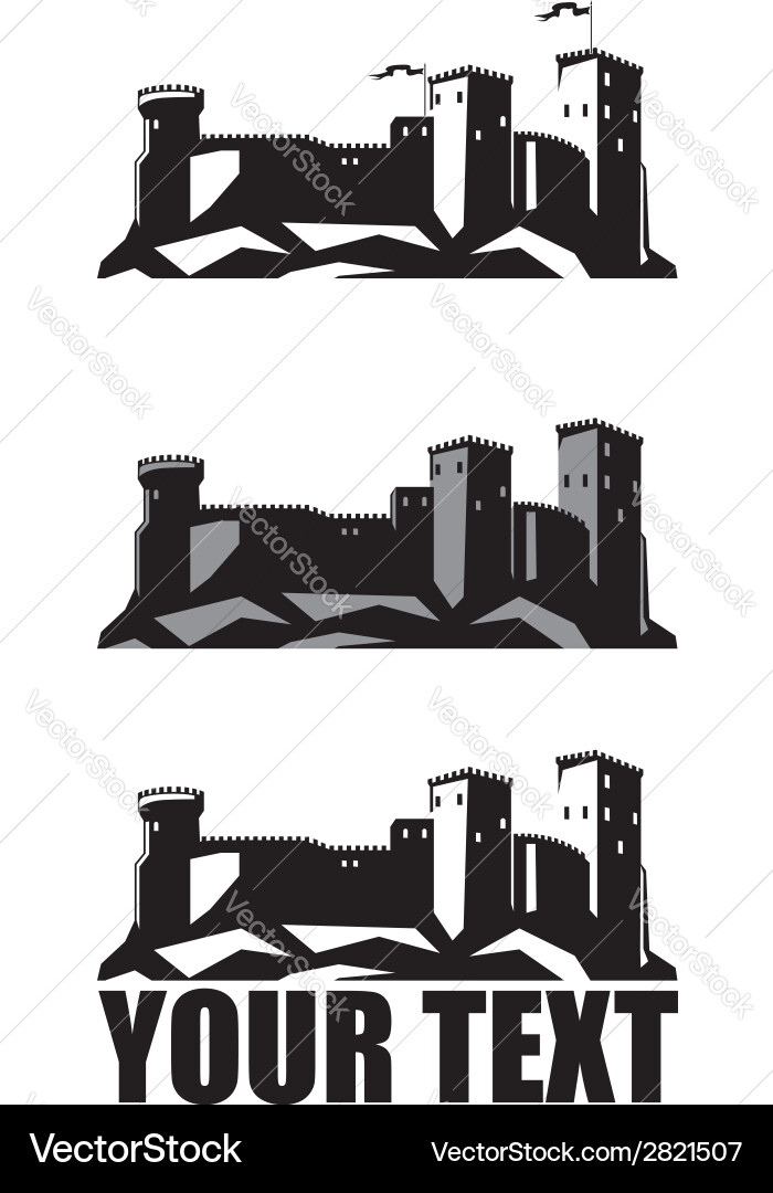 Castle Royalty Free Vector Image - VectorStock