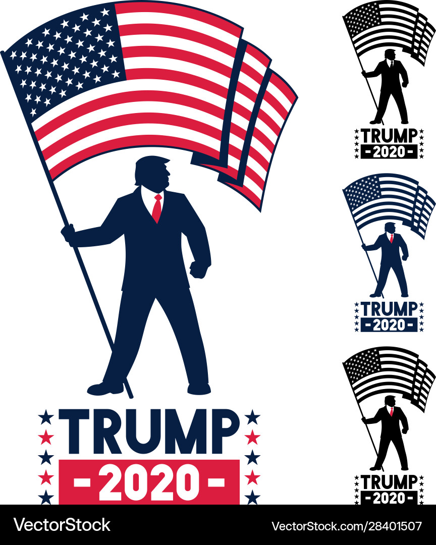 Trump Presidential Symbol Royalty Free Vector Image