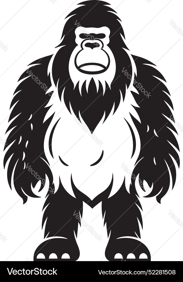 Enchanted encounter mystical sasquatch logo Vector Image