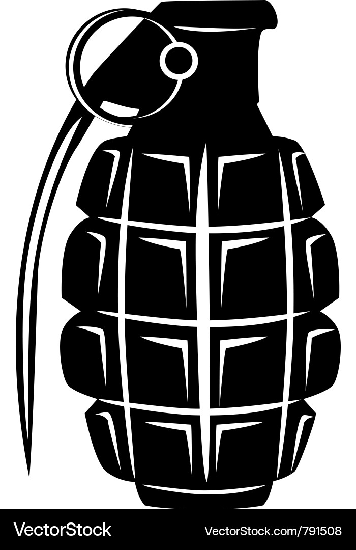 Grenade Royalty Free Vector Image - VectorStock