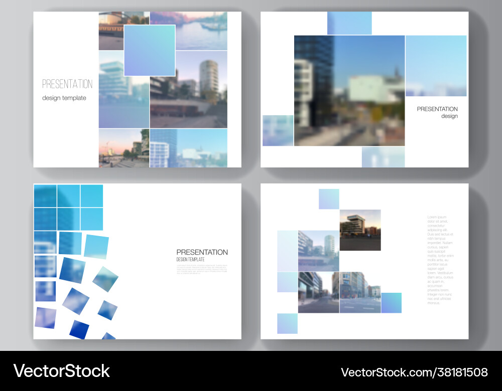 Layout presentation slides design Royalty Free Vector Image