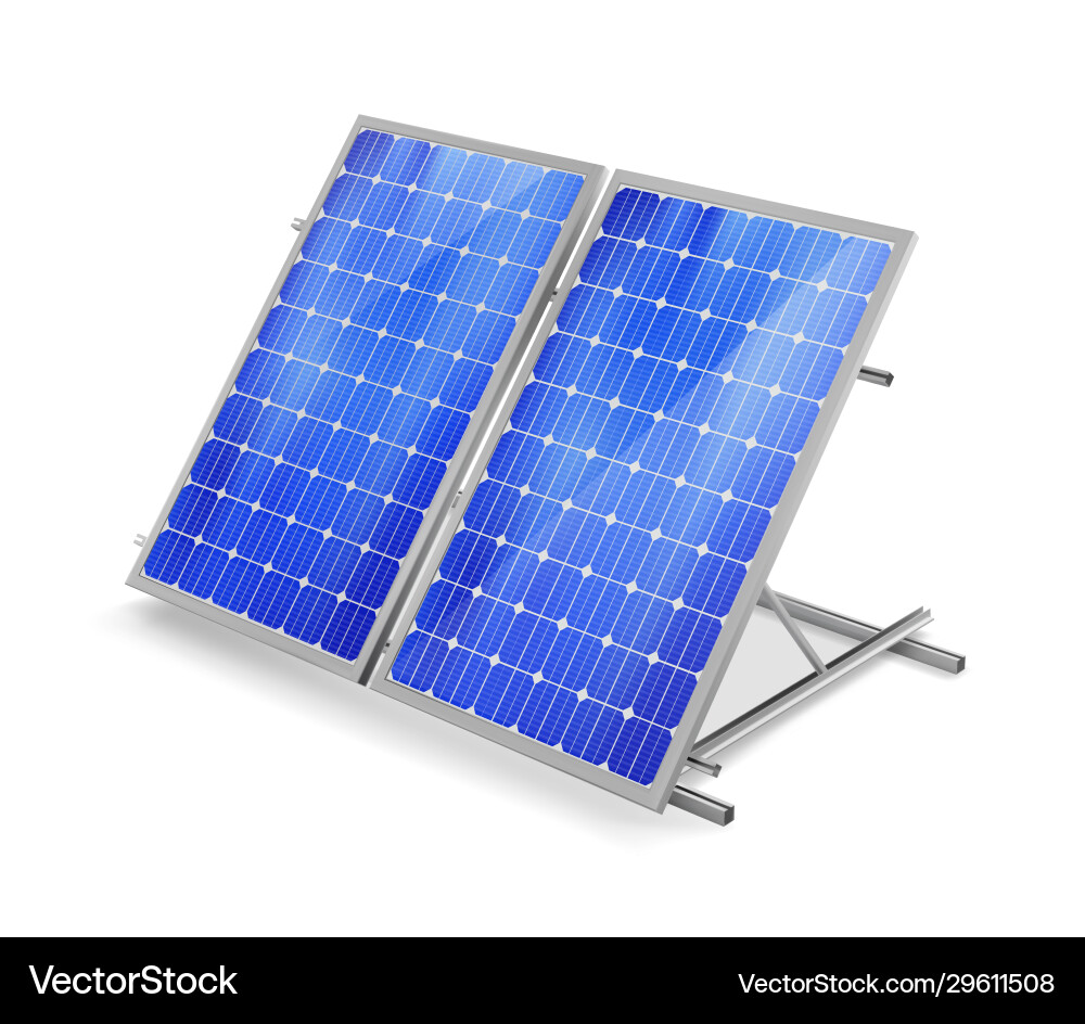 Solar panel Royalty Free Vector Image - VectorStock
