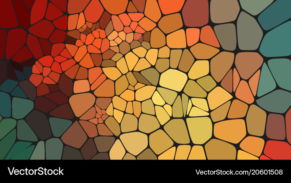 Voronoi Geometric Abstract Mosaic Royalty Free Vector Image