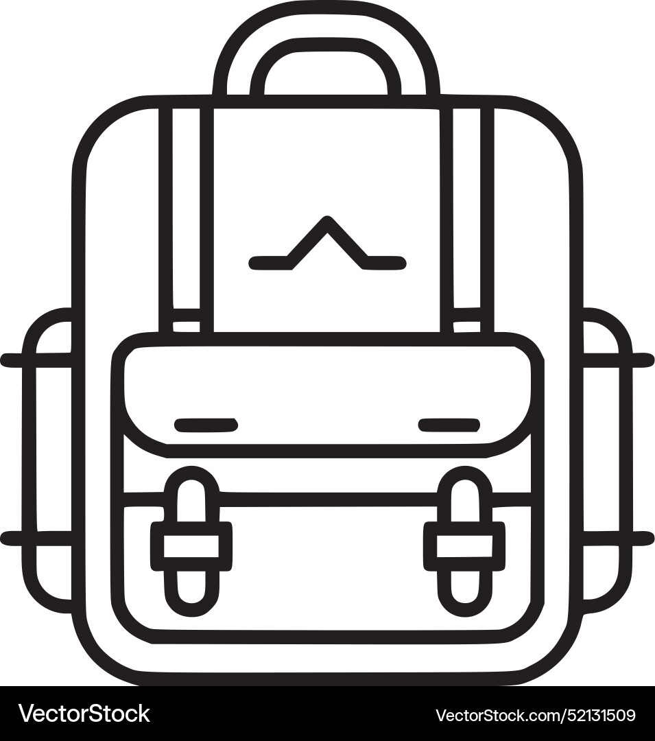 Backpack Royalty Free Vector Image - VectorStock