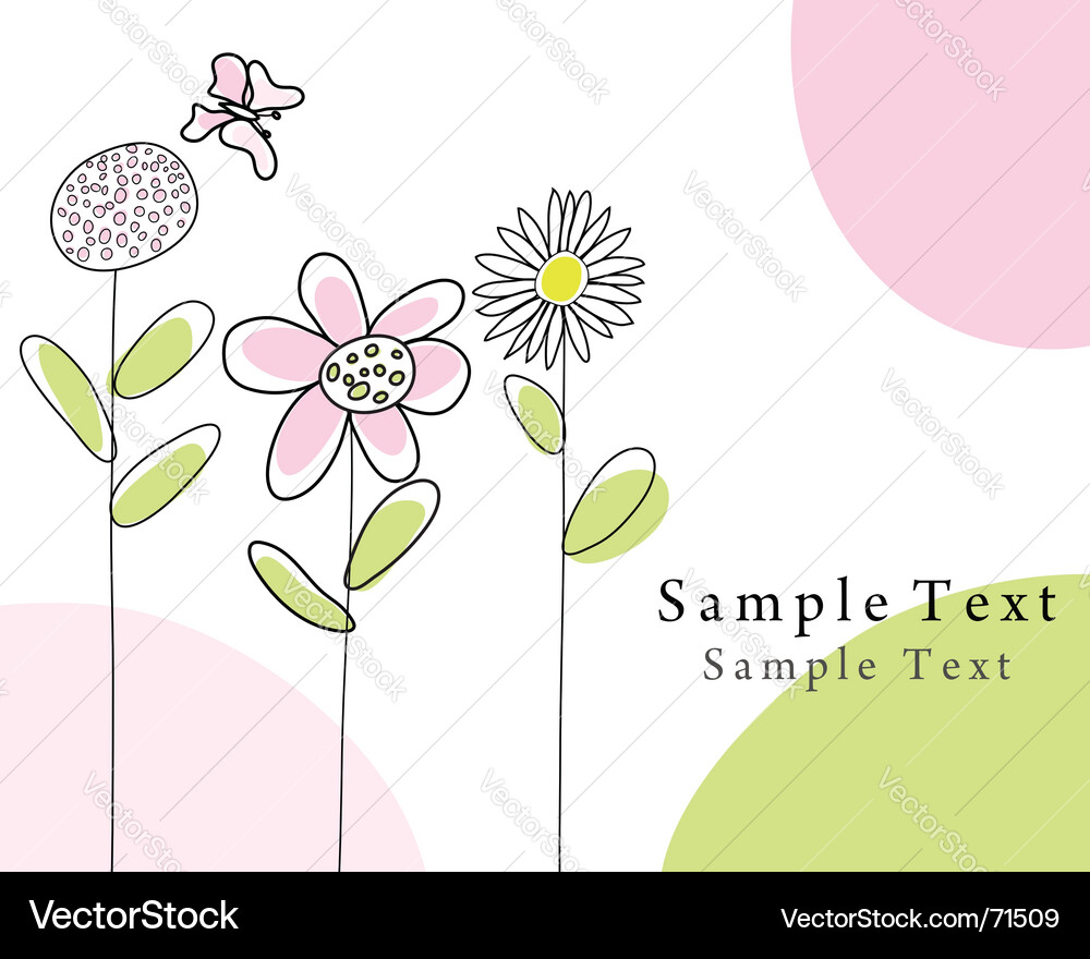 Hand drawn card Royalty Free Vector Image - VectorStock