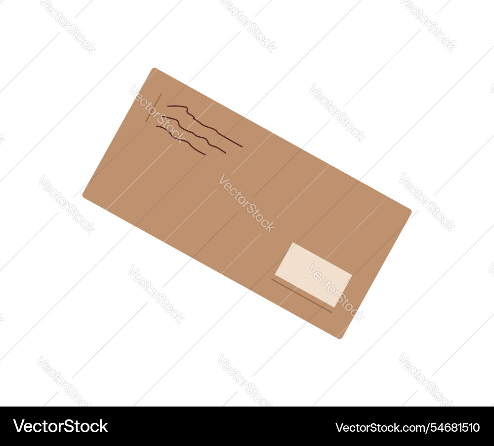 Envelope mail message cartoon Royalty Free Vector Image
