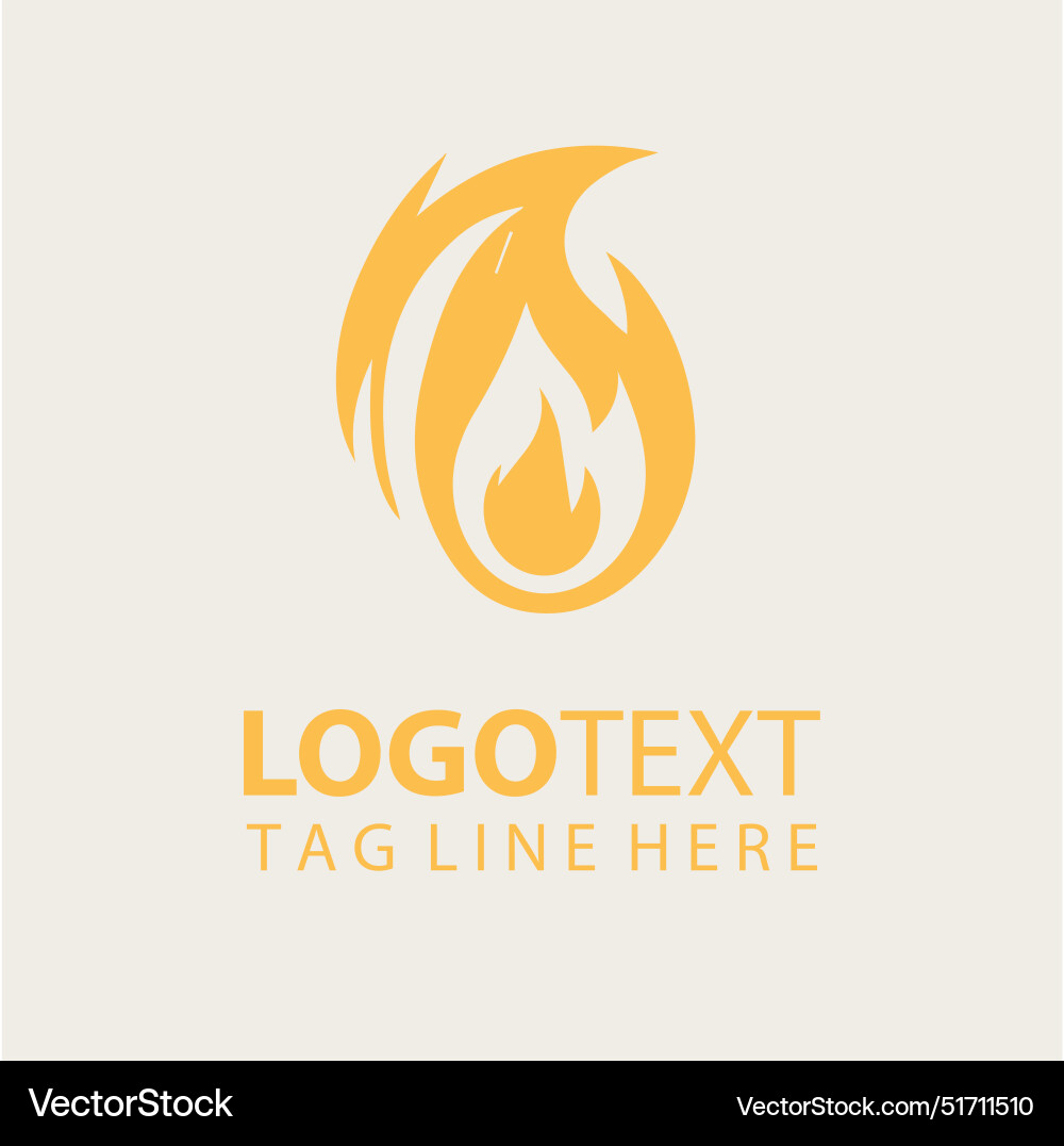 Fire logo Royalty Free Vector Image - VectorStock