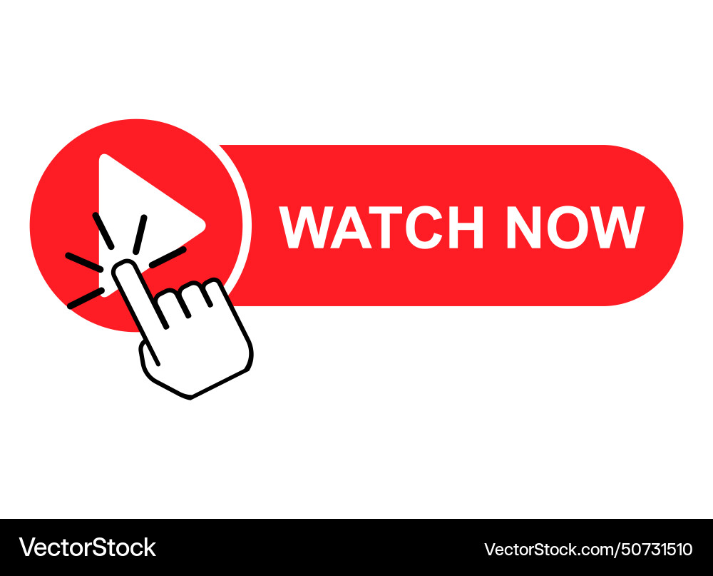 Watch now icon website online button player Vector Image
