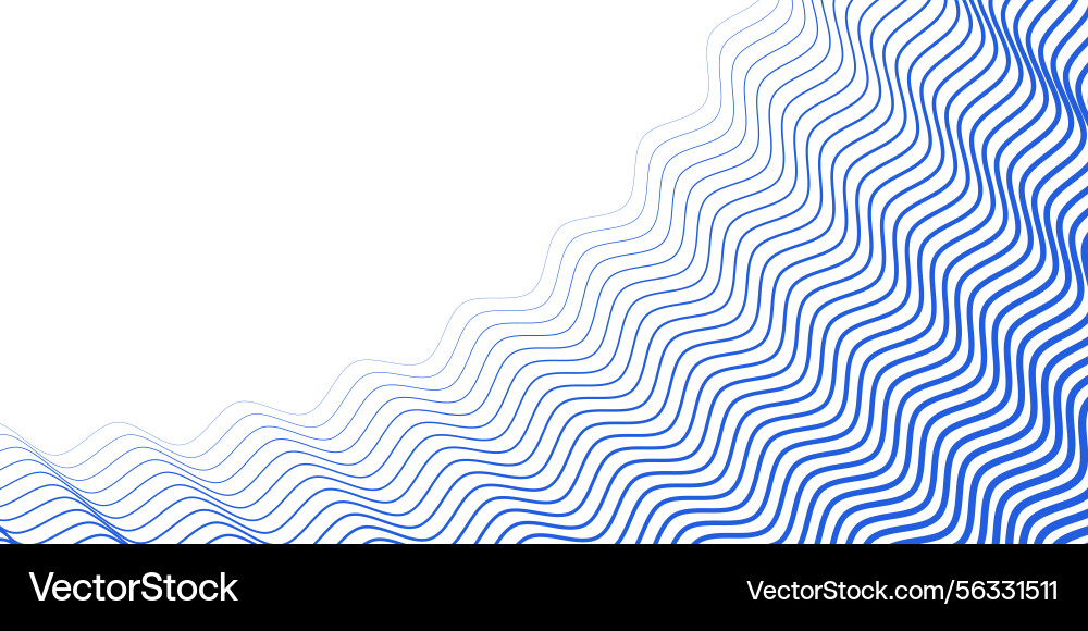 Blue wave pattern background Royalty Free Vector Image