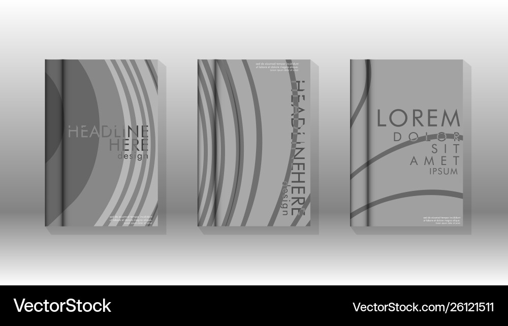 Cover book with a geometric design background Vector Image