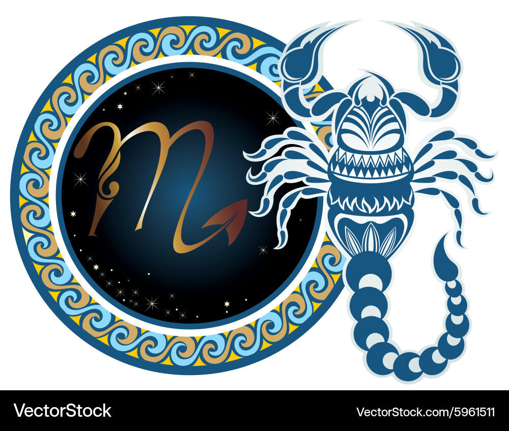 Zodiac signs Royalty Free Vector Image - VectorStock