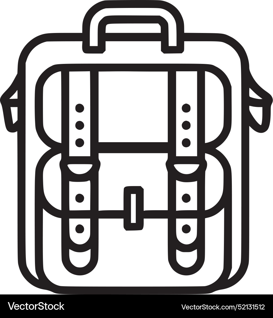 Backpack Royalty Free Vector Image - VectorStock