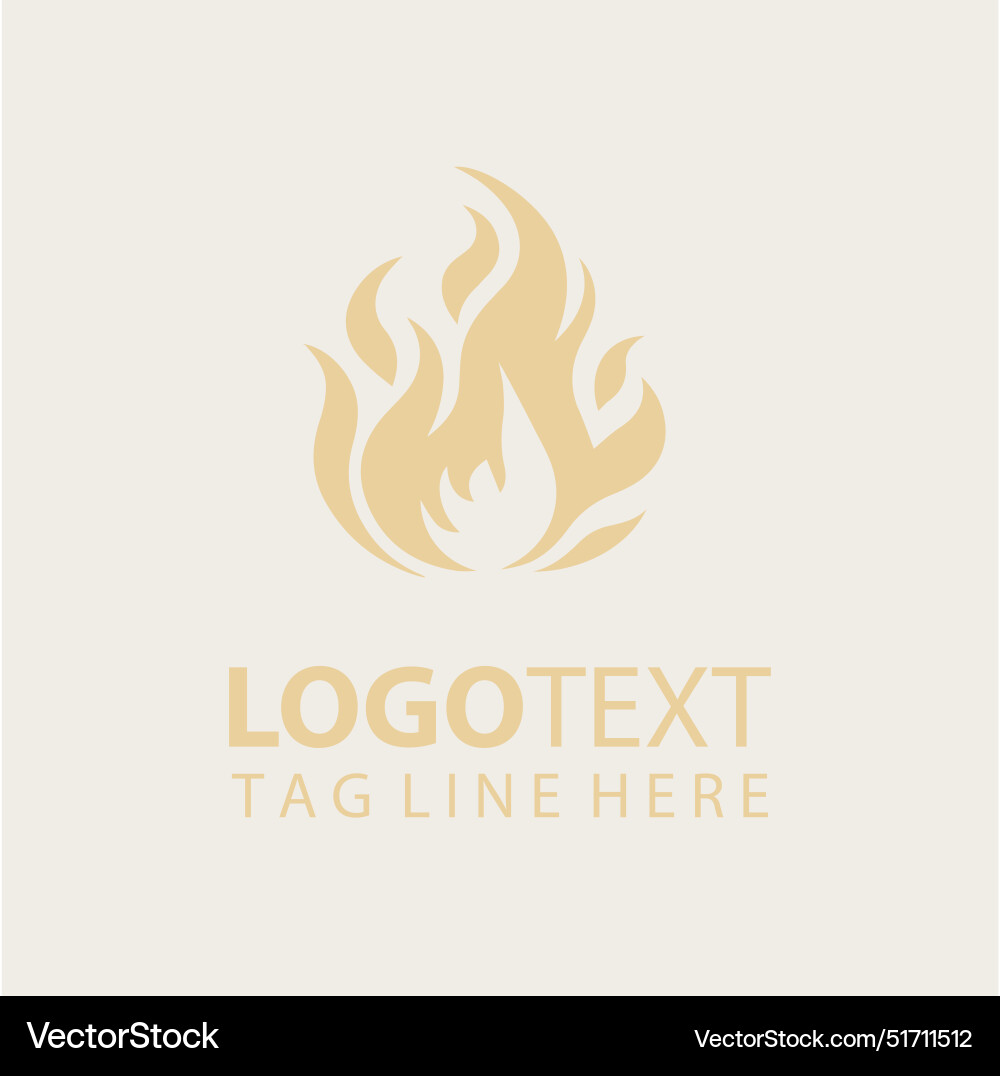 Fire logo Royalty Free Vector Image - VectorStock