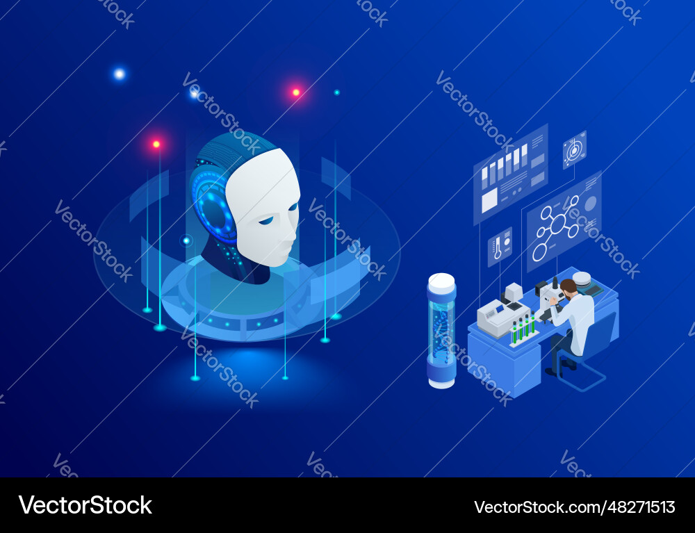 Isometric concept of artificial intelligence helps