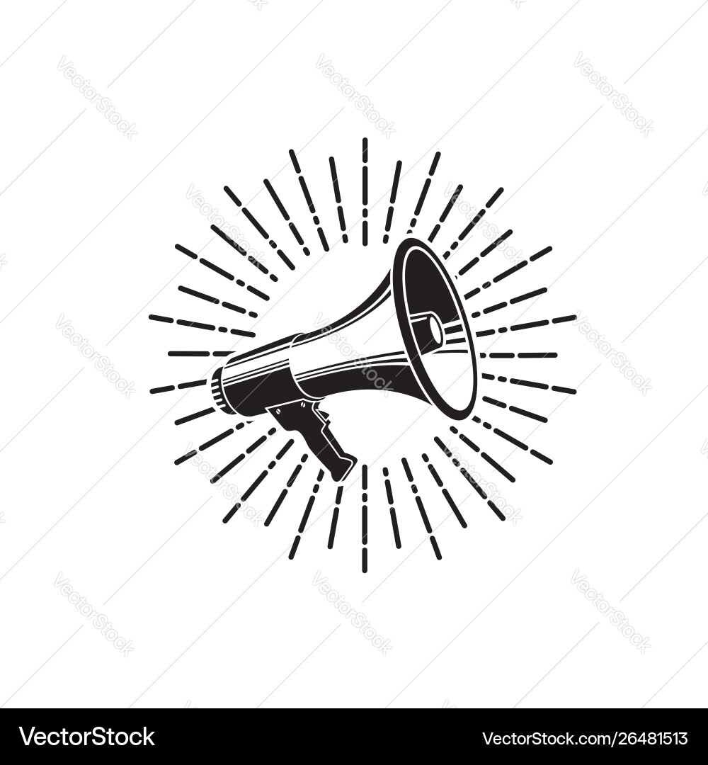 Megaphone Royalty Free Vector Image - VectorStock
