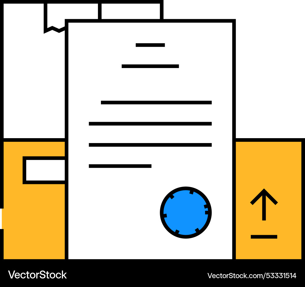 Documentation wholesale icon color Royalty Free Vector Image