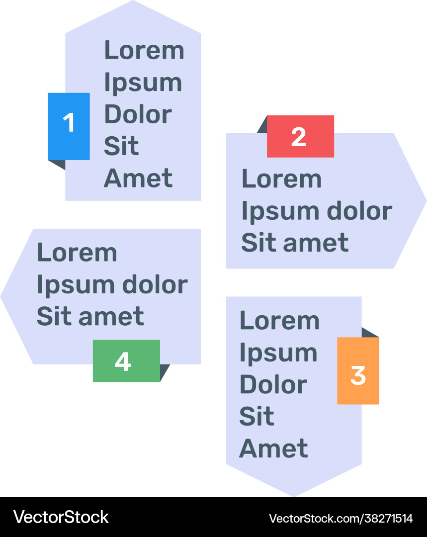 Infographic labels Royalty Free Vector Image - VectorStock