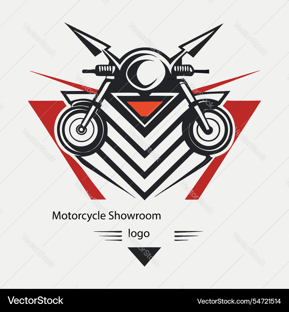 Motorcycle-showroom-logo Royalty Free Vector Image