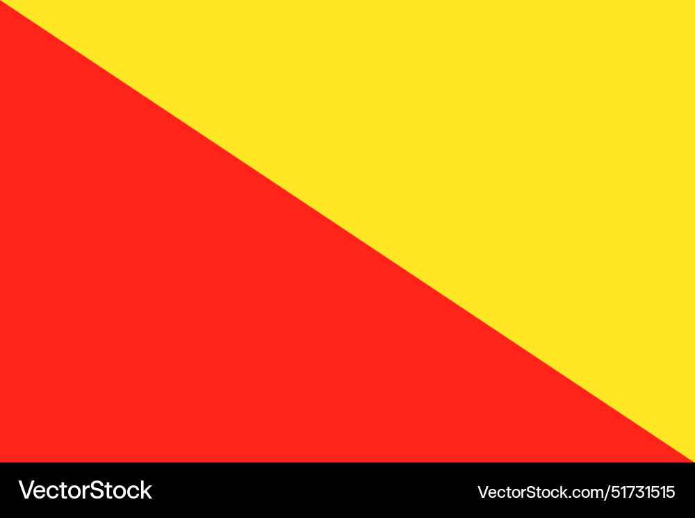 Palermo - flag Royalty Free Vector Image - VectorStock