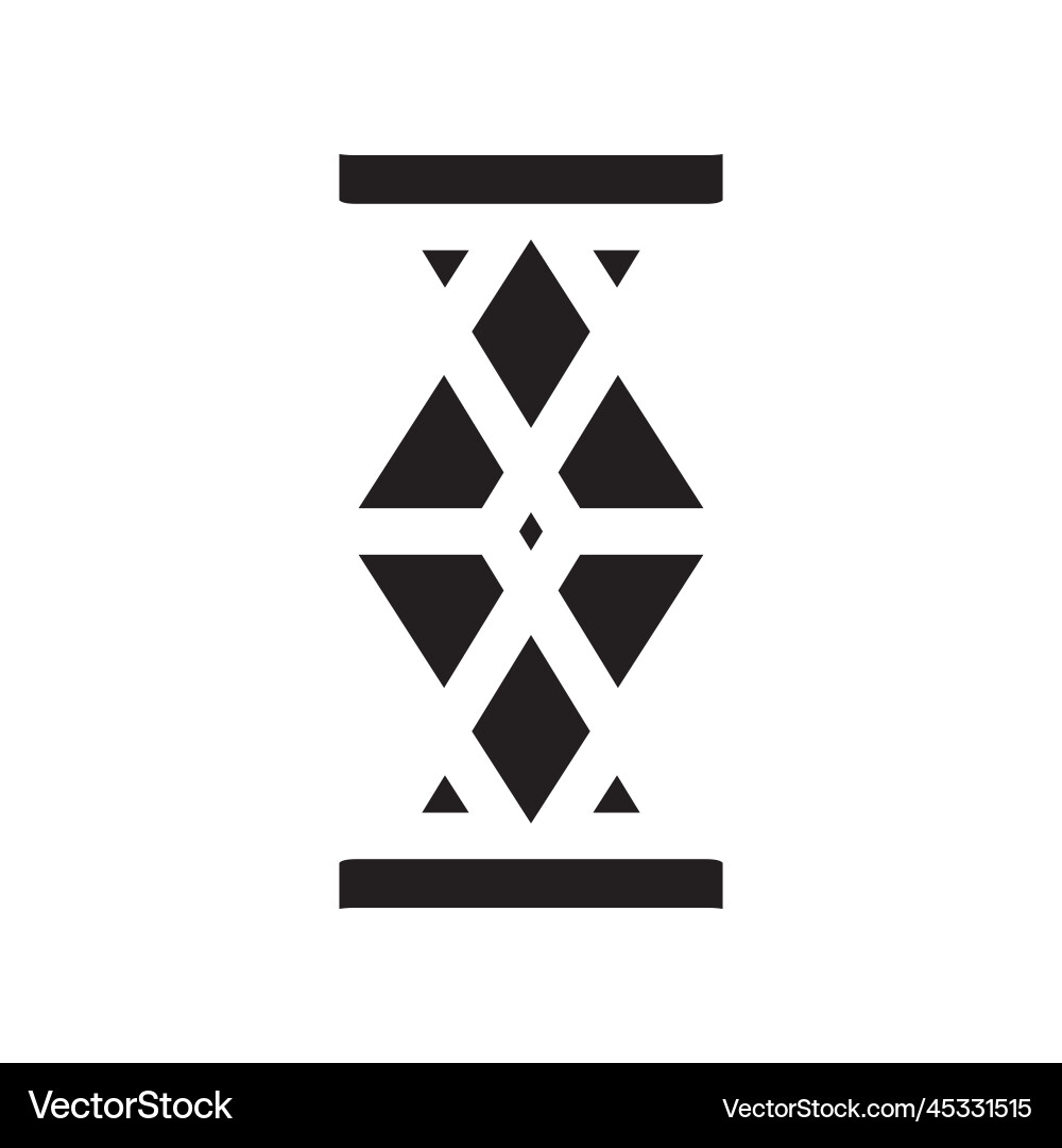 Pattern tribe icon logo Royalty Free Vector Image