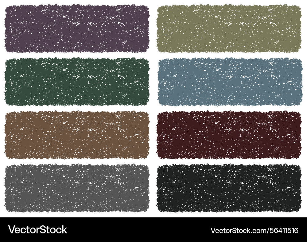 Crayon texture background set Royalty Free Vector Image