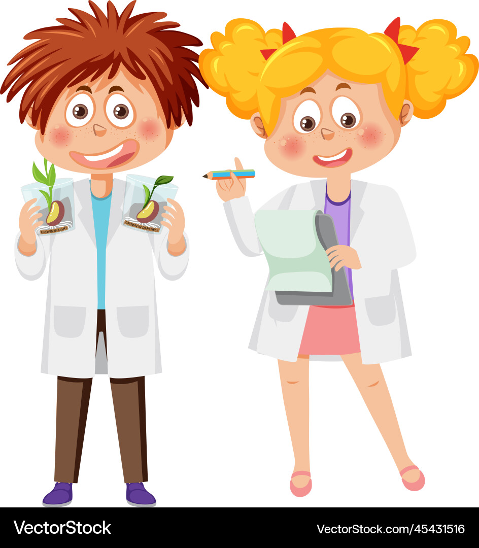 Boy Scientist Clipart