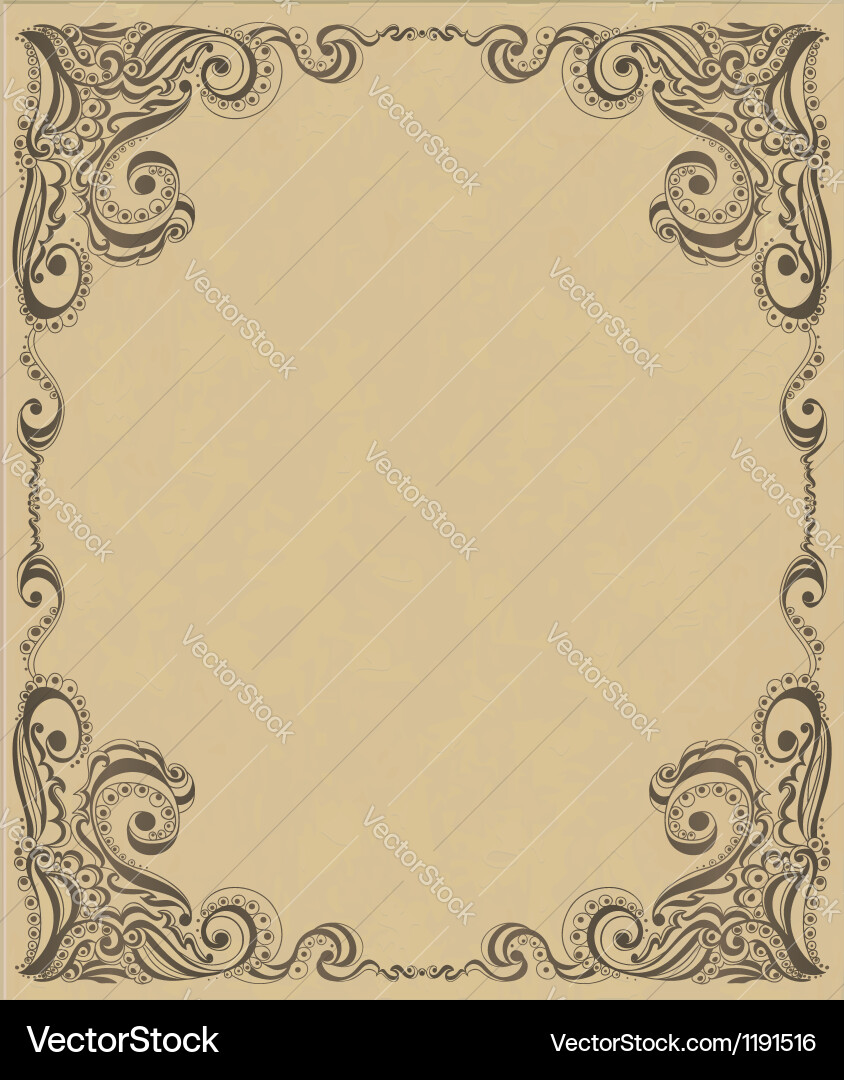Template frame design for card Royalty Free Vector Image