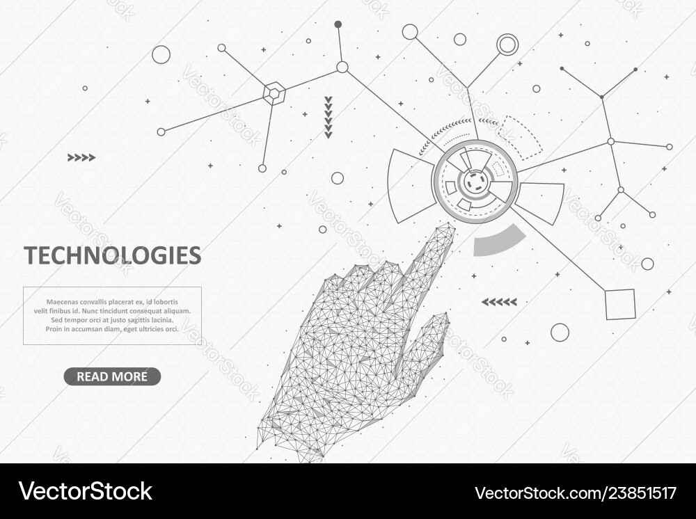 Abstract technologies Royalty Free Vector Image