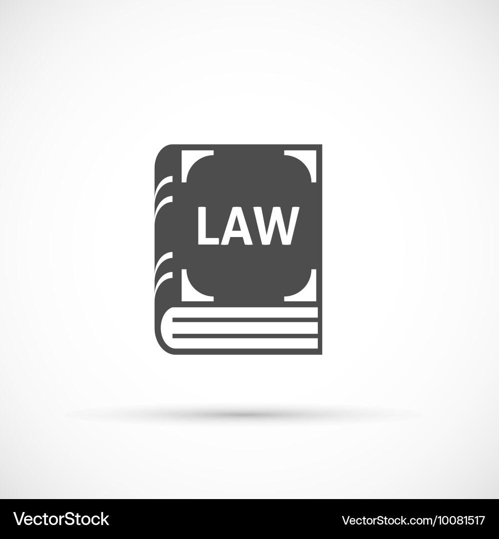Law book icon Royalty Free Vector Image - VectorStock