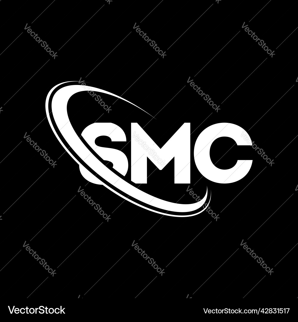 Smc logo letter design Royalty Free Vector Image