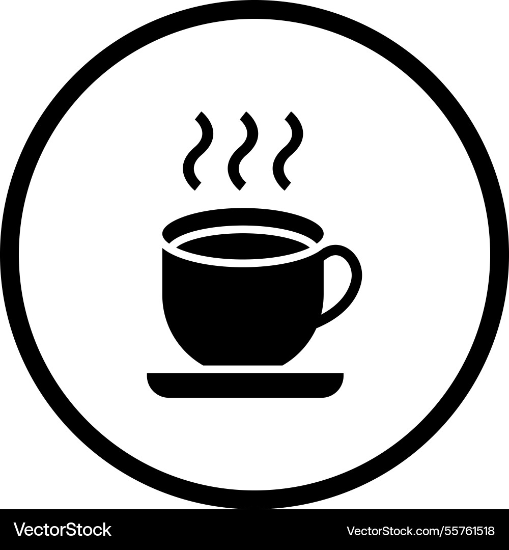 Tea cup icon design Royalty Free Vector Image - VectorStock