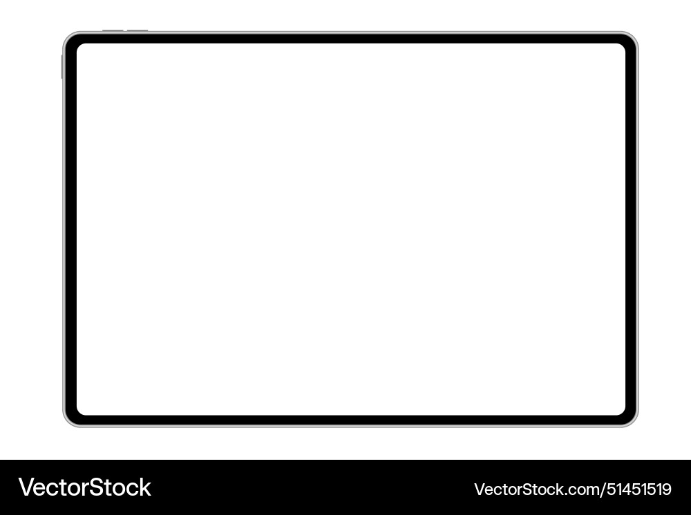 A modern tablet drawn Royalty Free Vector Image