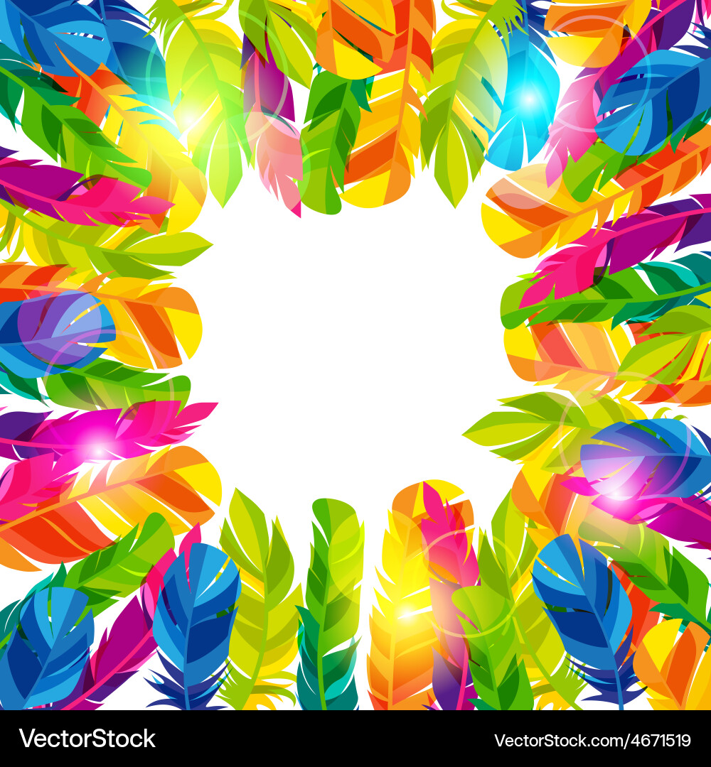 Colorful background with bright abstract Vector Image